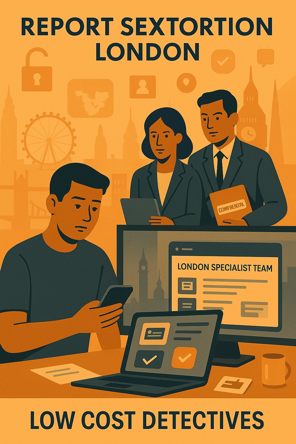 Report Sextortion London - Low Cost Detectives