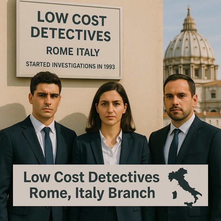 Rome, Italy - Low Cost Detectives